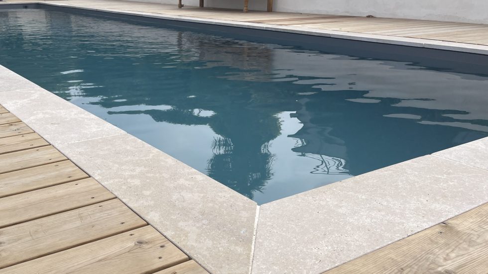 Margelle Pierre Naturelle Beige Egypta - HESTIA Pierre & Jardin