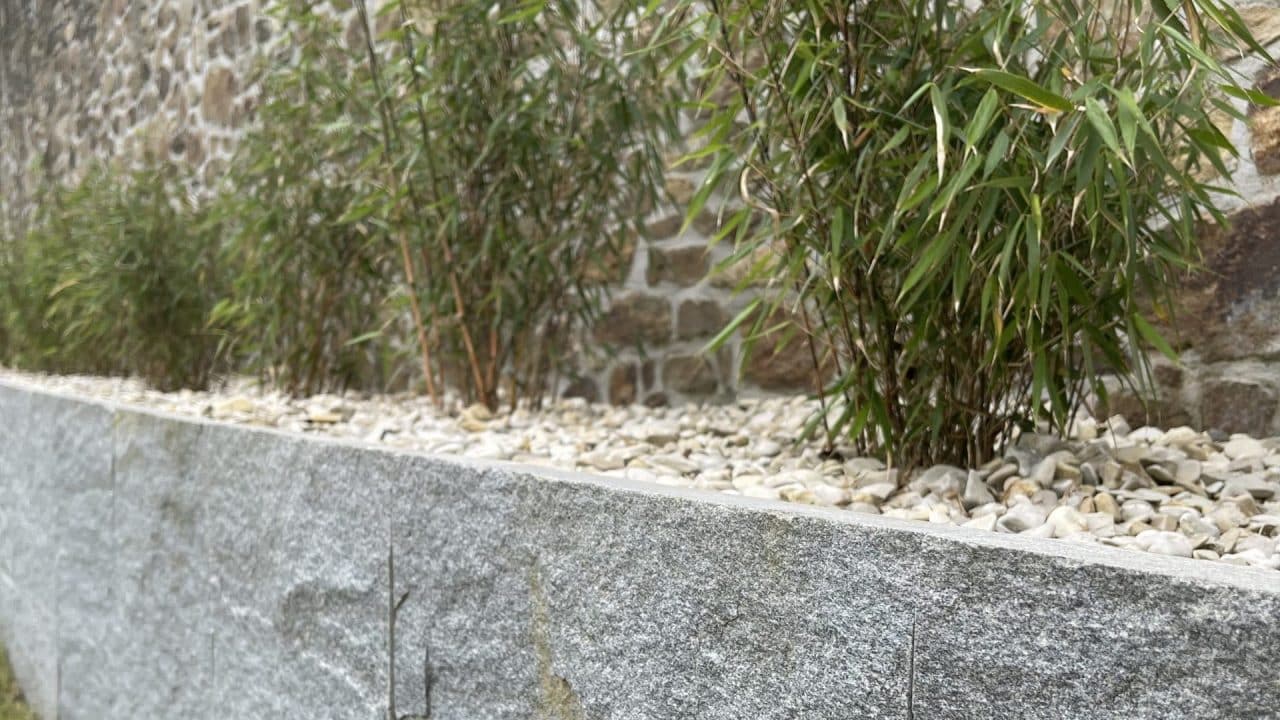 Cloture en Pierre Naturelle Grise - HESTIA Pierre & Bois