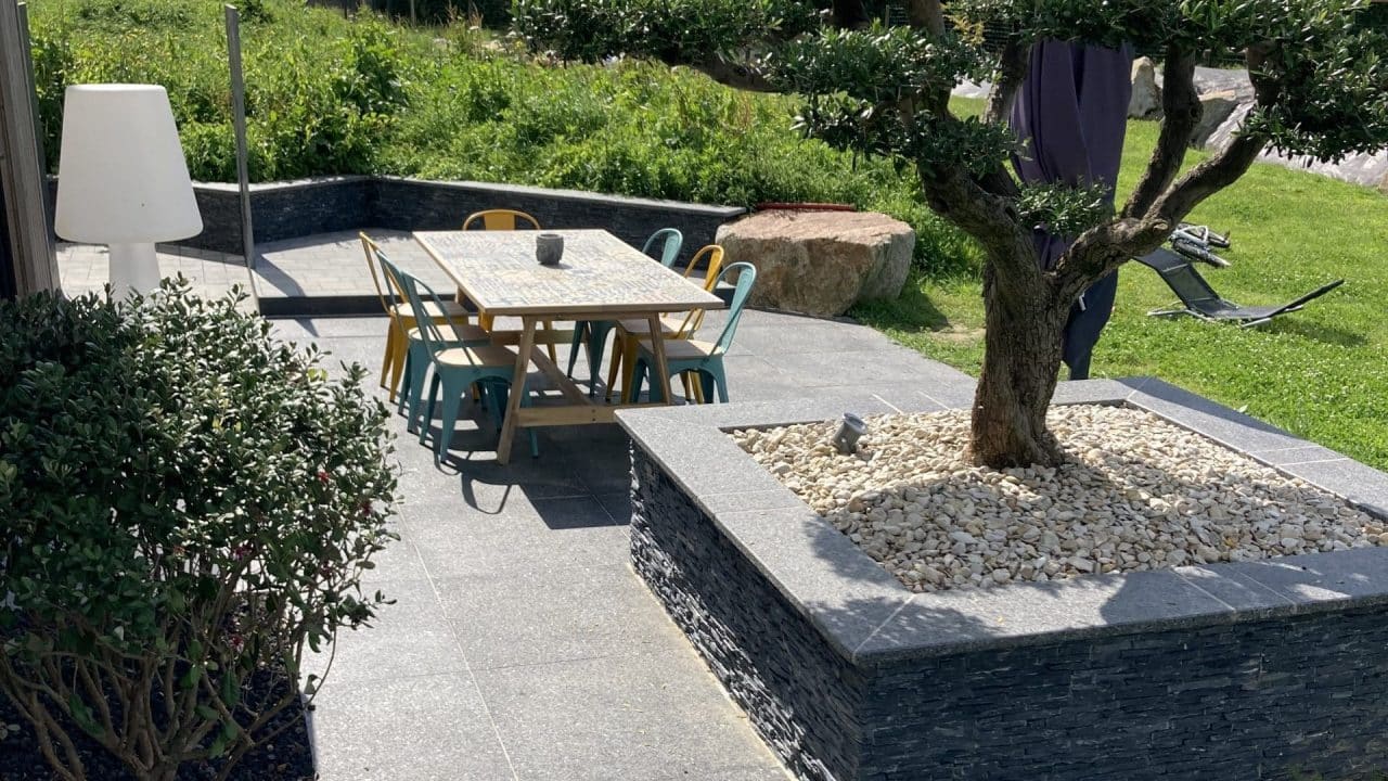 Dallage Granit Extérieur Noir - HESTIA Pierre & Jardin