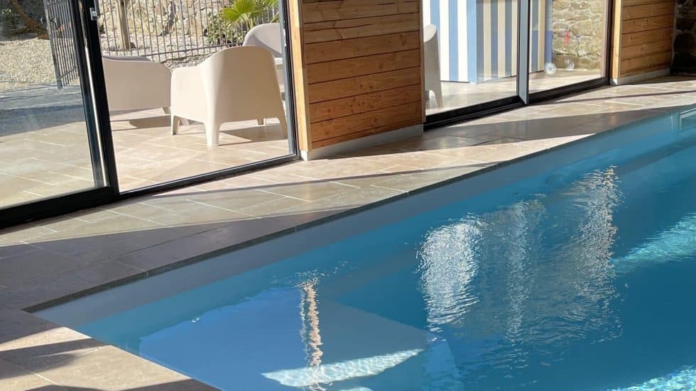 Margelle Pierre Naturelle Beige Egypta - HESTIA Pierre & Jardin