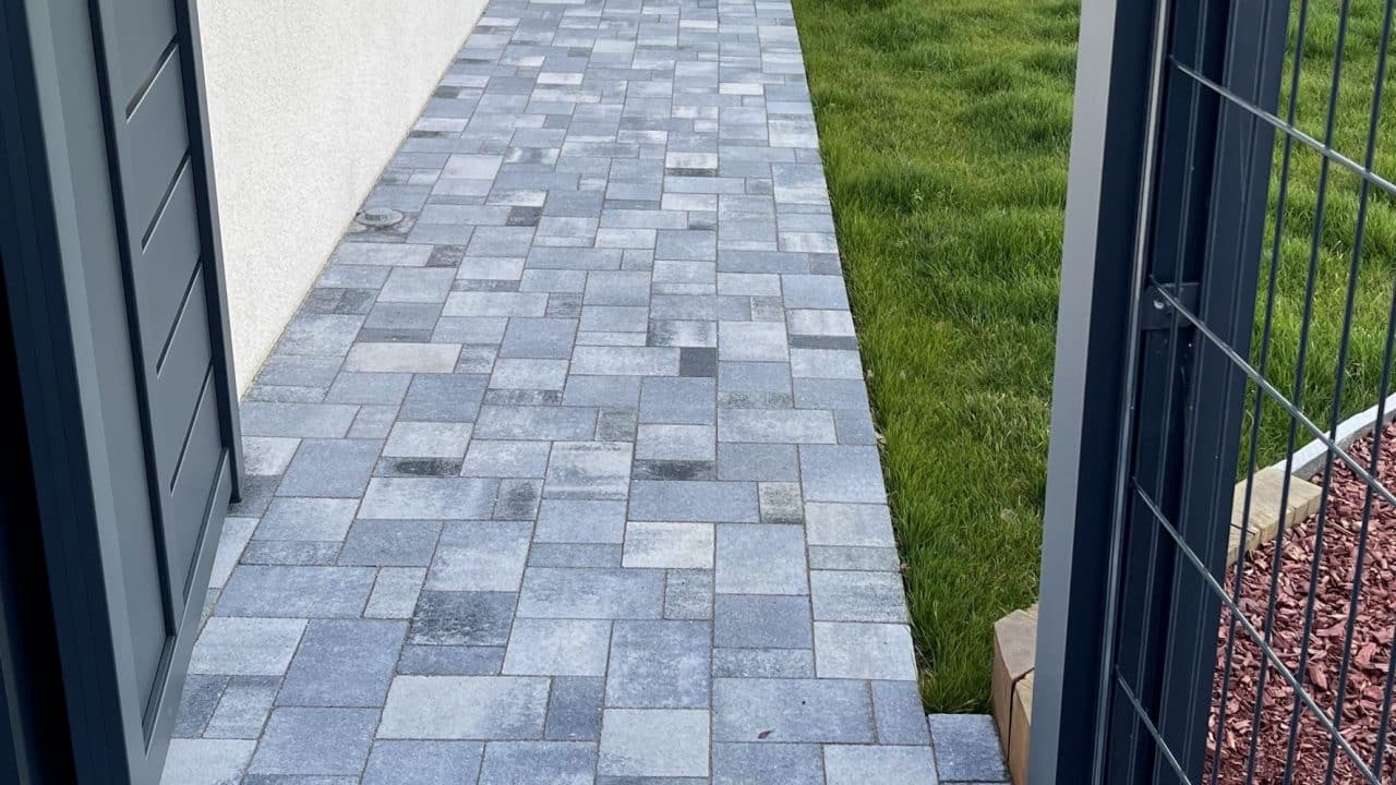 Pavés Carrossable - Pavé Béton Grey Allure - Corail - Cendre