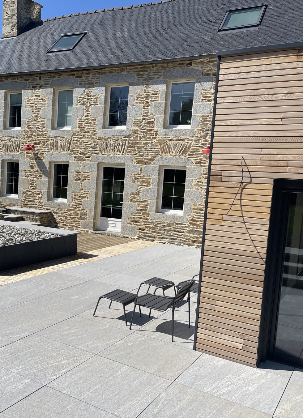 Terrasse Pierre Naturelle Grise - HESTIA Pierre & Jardin