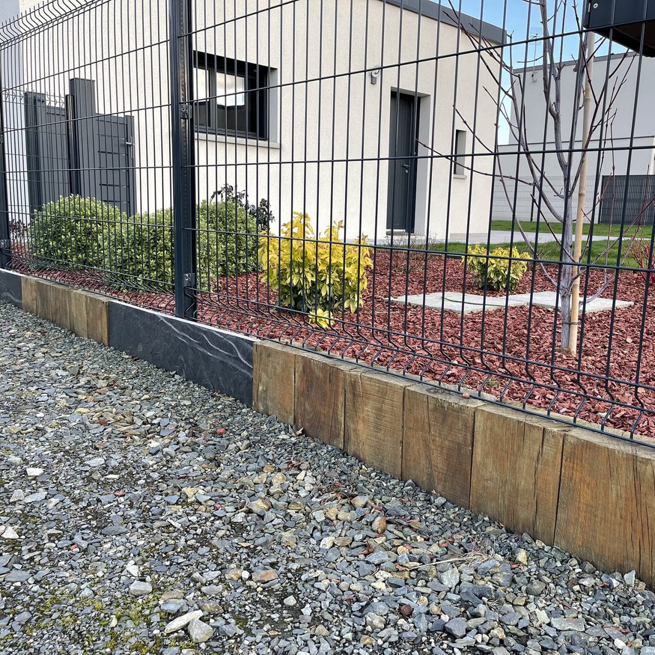 Traverses bois - Hestia Pierre & Jardin